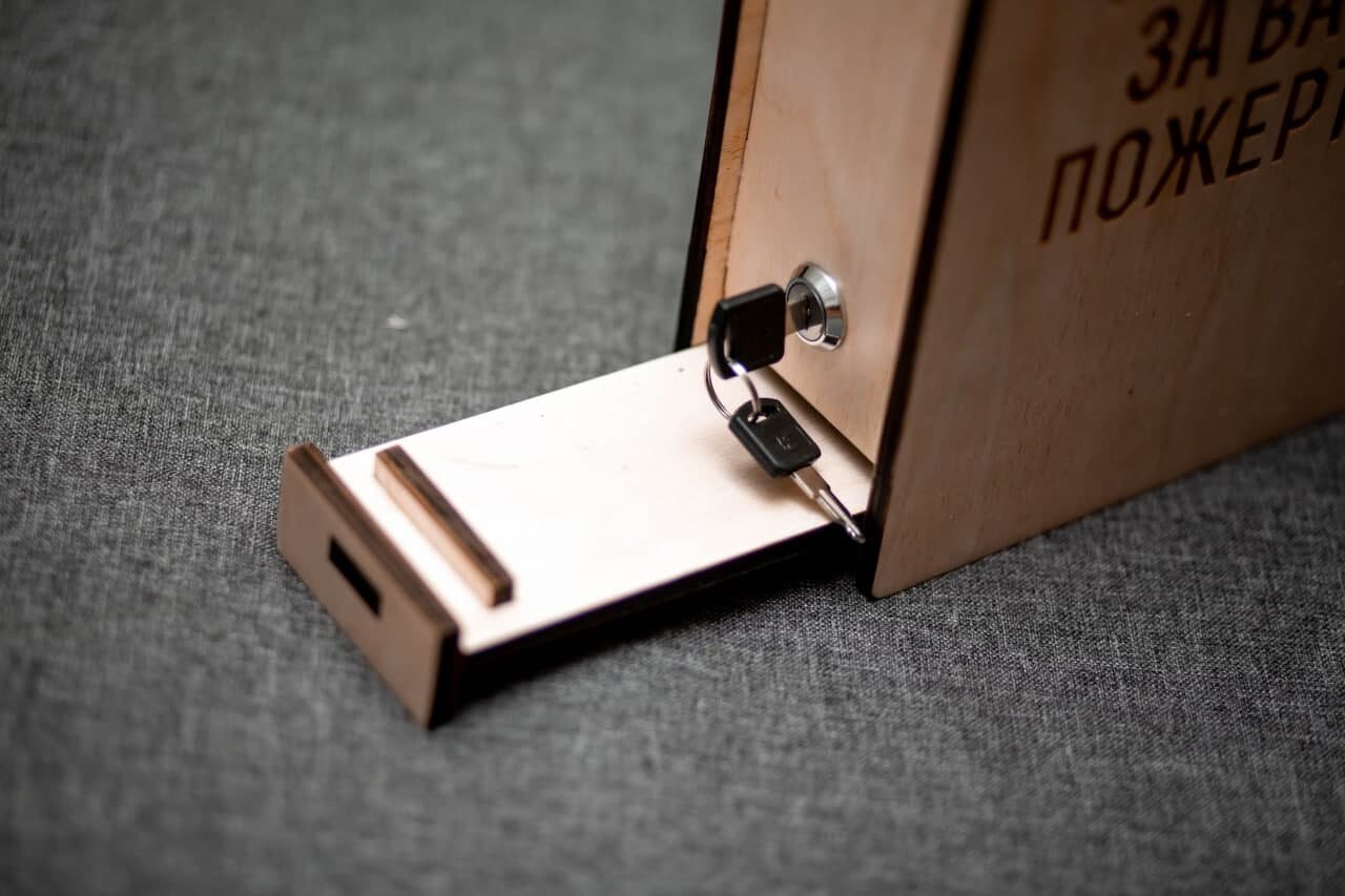 Secure Donation Box Suggestion Box Prayer Box Tithing Etsy