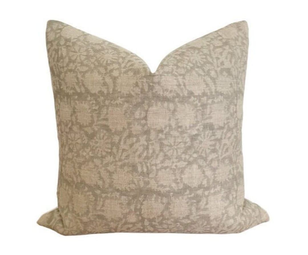 Jade Pillow Cover| Designer Pillow Cover| Decorative Pillow| Block ...