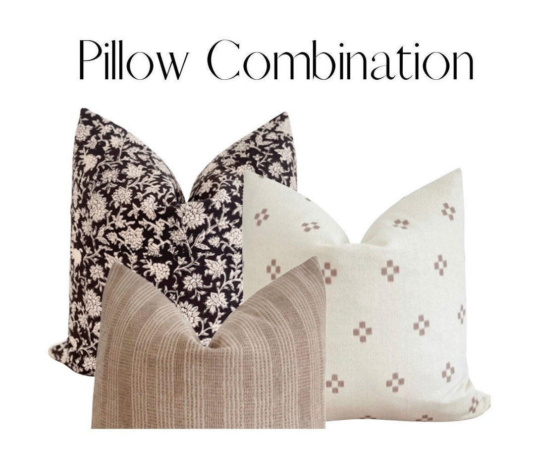 Hadley Pillow Combination| Set of Three Pillows| Designer Pillows ...