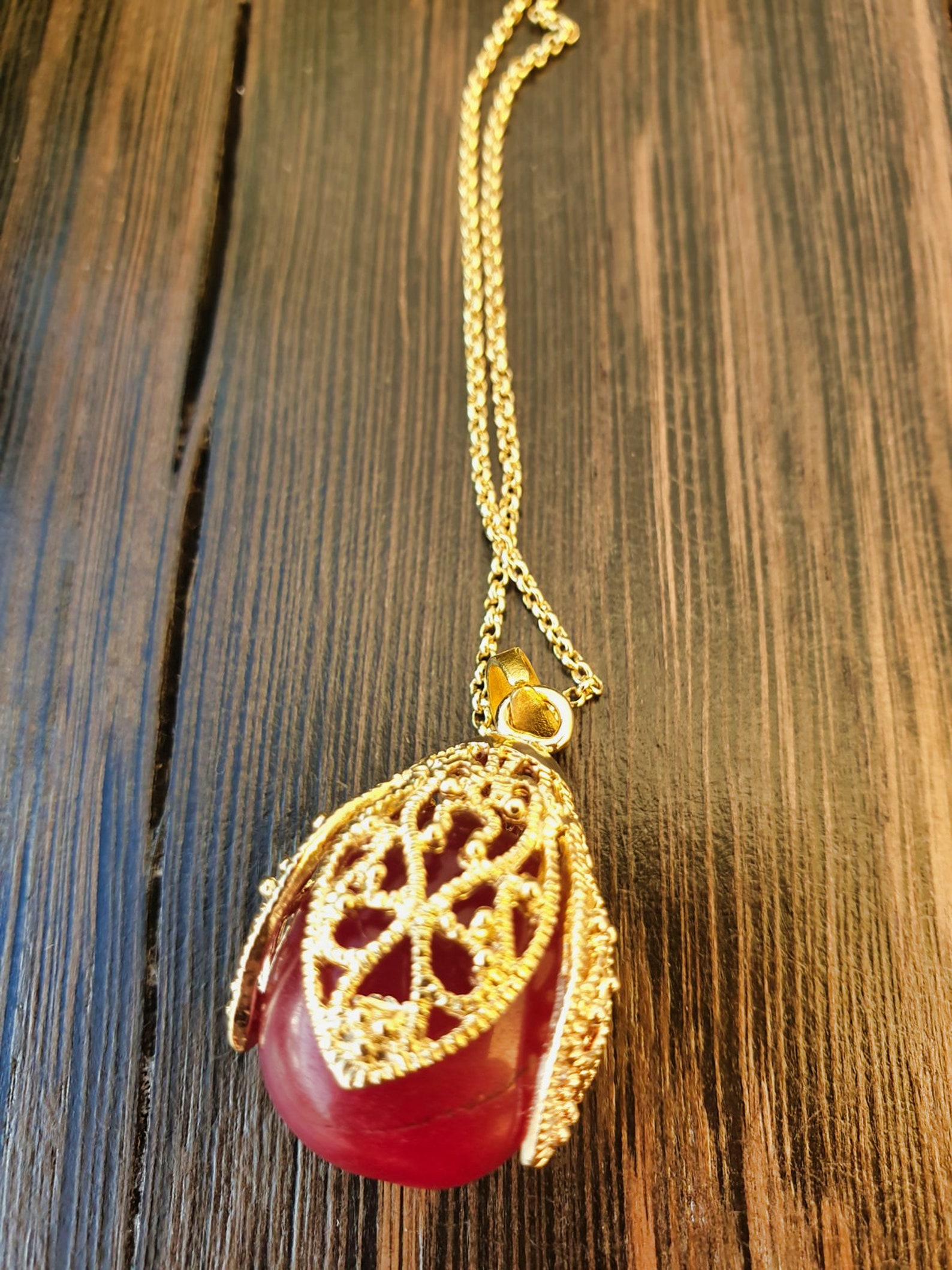 35ct Ruby Pendant 18K Gold Plated Indian Ruby Genuine Gemstone - Etsy UK