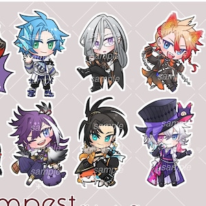 Vshojo K9 Kuro Kurenai Indie Vtuber Double-sided Acrylic Keychain ...