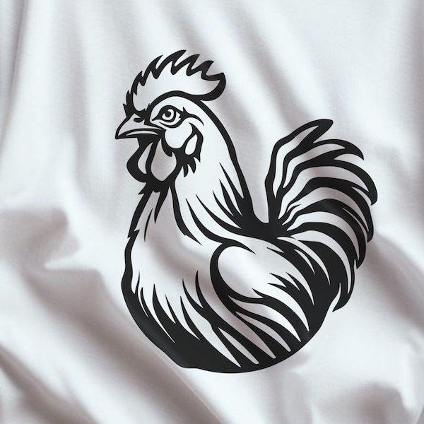 Rooster Svg - Etsy
