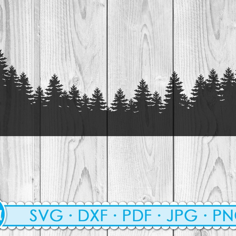 Pine Tree Stencil - Etsy