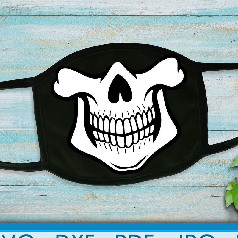 Skeleton Face Mask - Etsy