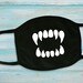 Monster Face Mask Svg Fangs Teeth Svg Monster Mask Svg Files | Etsy