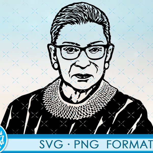 Ruth Bader Ginsburg Svg - Etsy