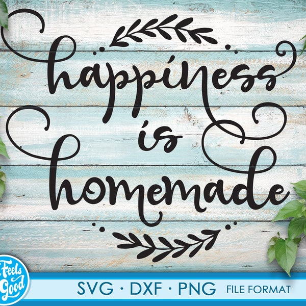 Happiness is Homemade Sign - Etsy