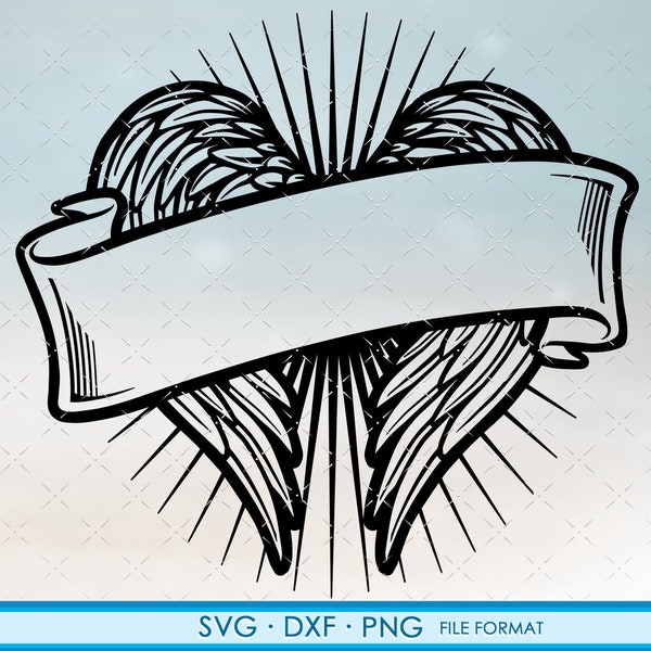 Wings Rip Svg - Etsy