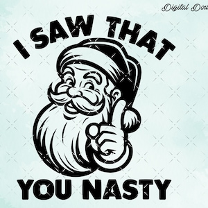 Funny Santa Svg, Humor St Nick Svg, Saint Nicholas, Claus, Kris Kringle ...