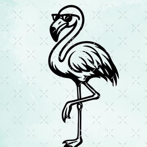 Sunglasses Flamingo SVG Png Cut File Sunglasses Wearing Flamingo Svg ...