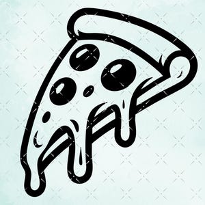 pizza slice logo vector