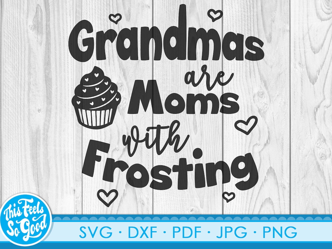 Cute Grandma Svg Cut File for Cricut Etc. - Etsy