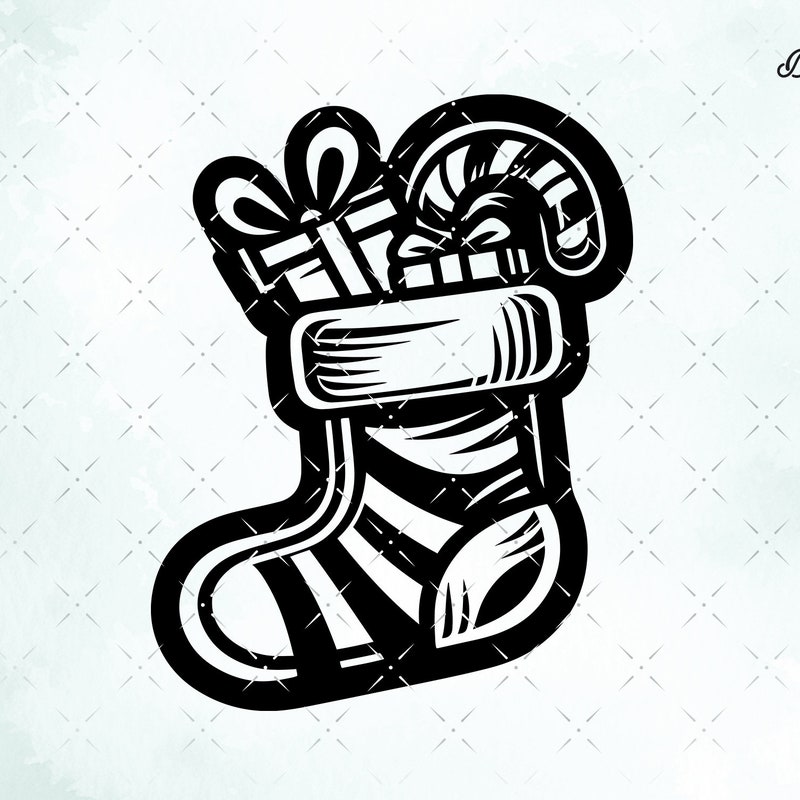 Stocking Svg - Etsy