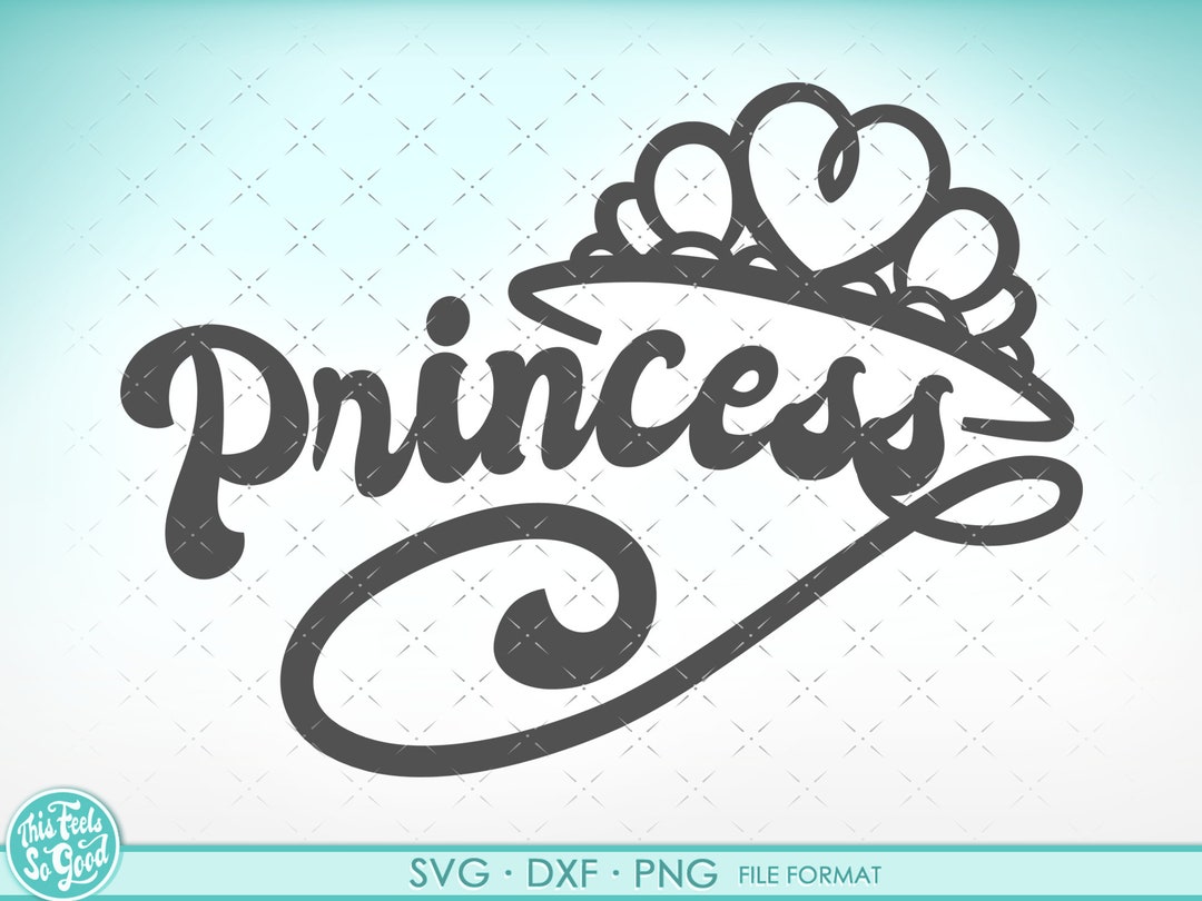 Princess Tiara Svg Files for Cricut. Princess Tiara Png, Svg, Dxf ...