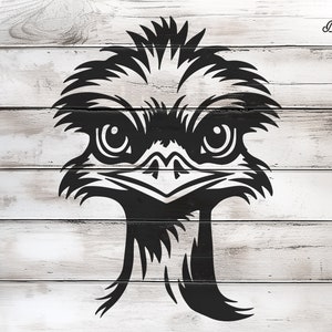 Cute Emu SVG, Emus Cut File for Cricut, Silhouette, CNC Files Clipart ...