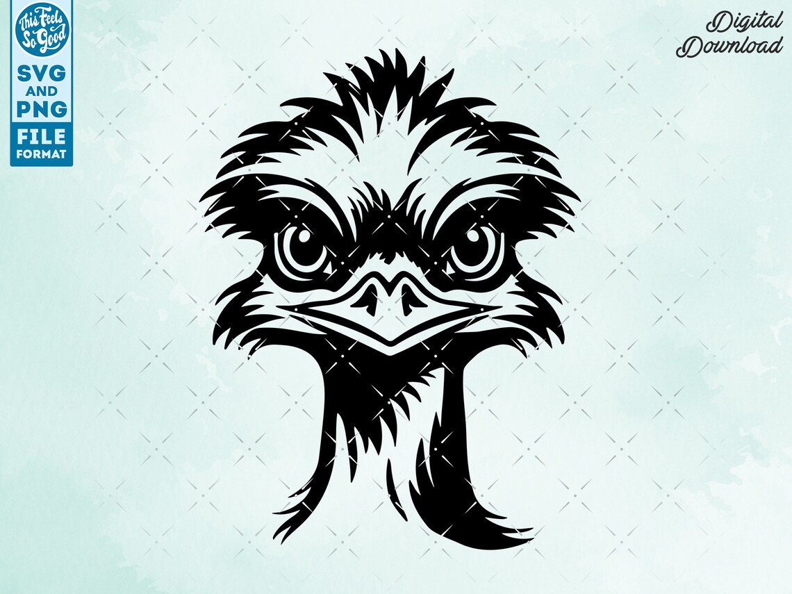 Cute Emu SVG, Emus Cut File for Cricut, Silhouette, CNC Files Clipart ...