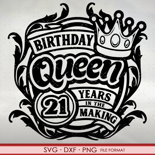 21st Birthday Svg - Etsy