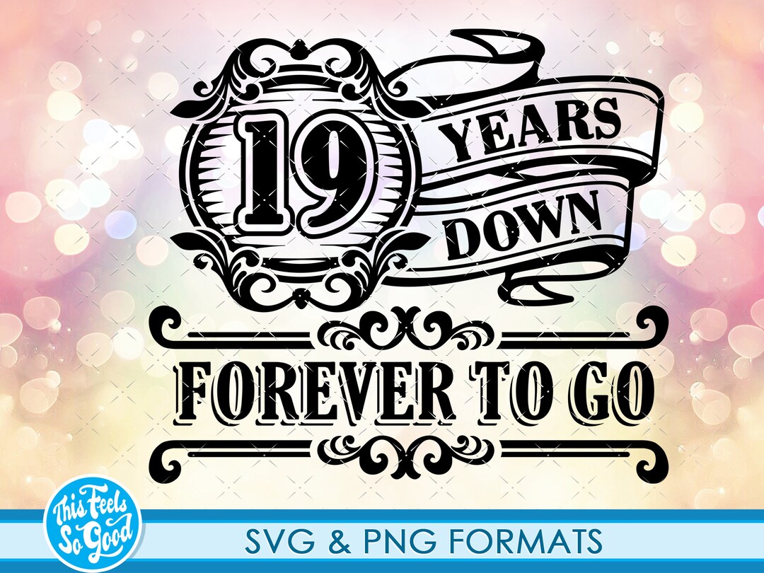Celebrating 19th Anniversary SVG Png, 19 Anniversary Gift Svg Cut Files ...