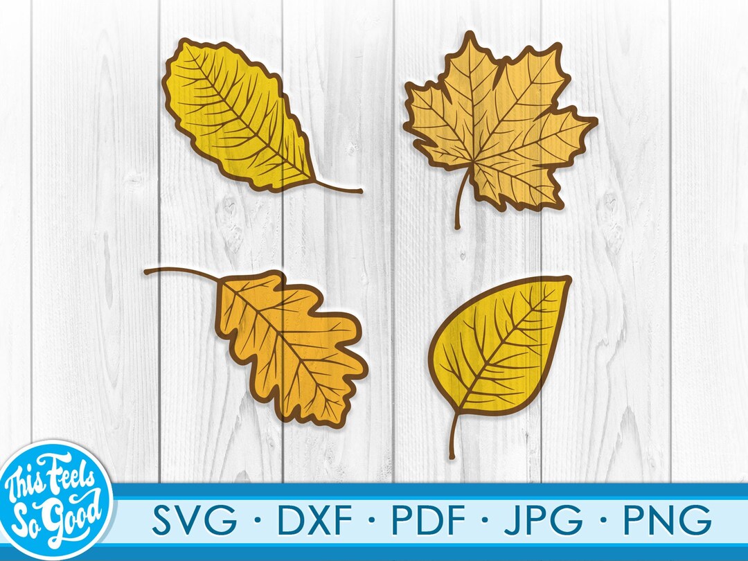 Autumn Leaves Svg, Fall Leaves Svg, Leaf Svg Files for Cricut. Svg, Png ...