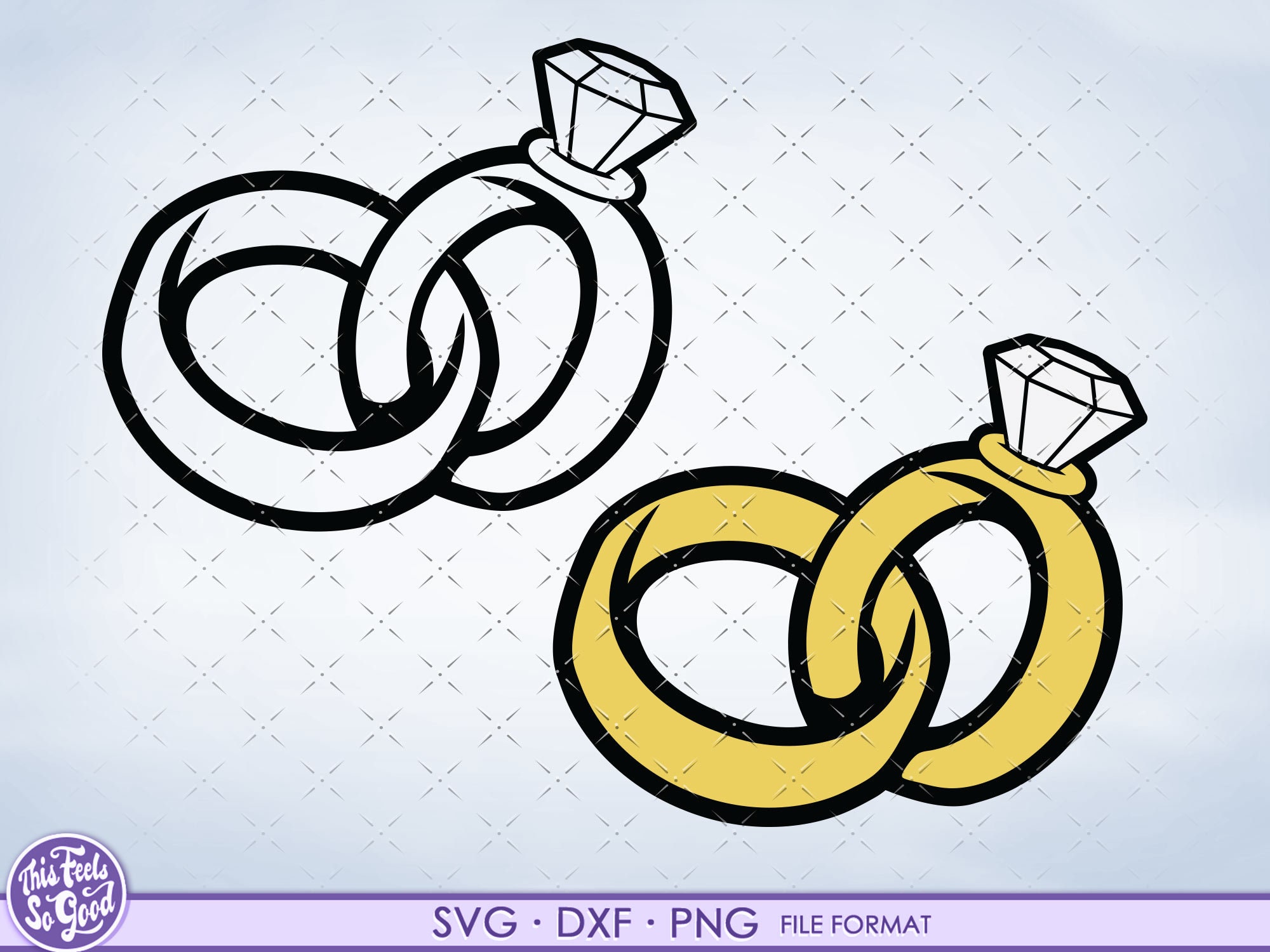 Wedding Rings Svg Ring Svg Marriage Svg Engagement Marry - Etsy Canada