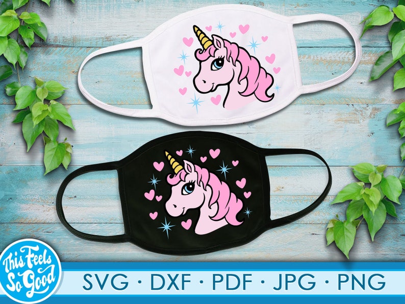 Magical Unicorn Svg Unicorn Face Mask Svg Fantasy Svg Files | Etsy