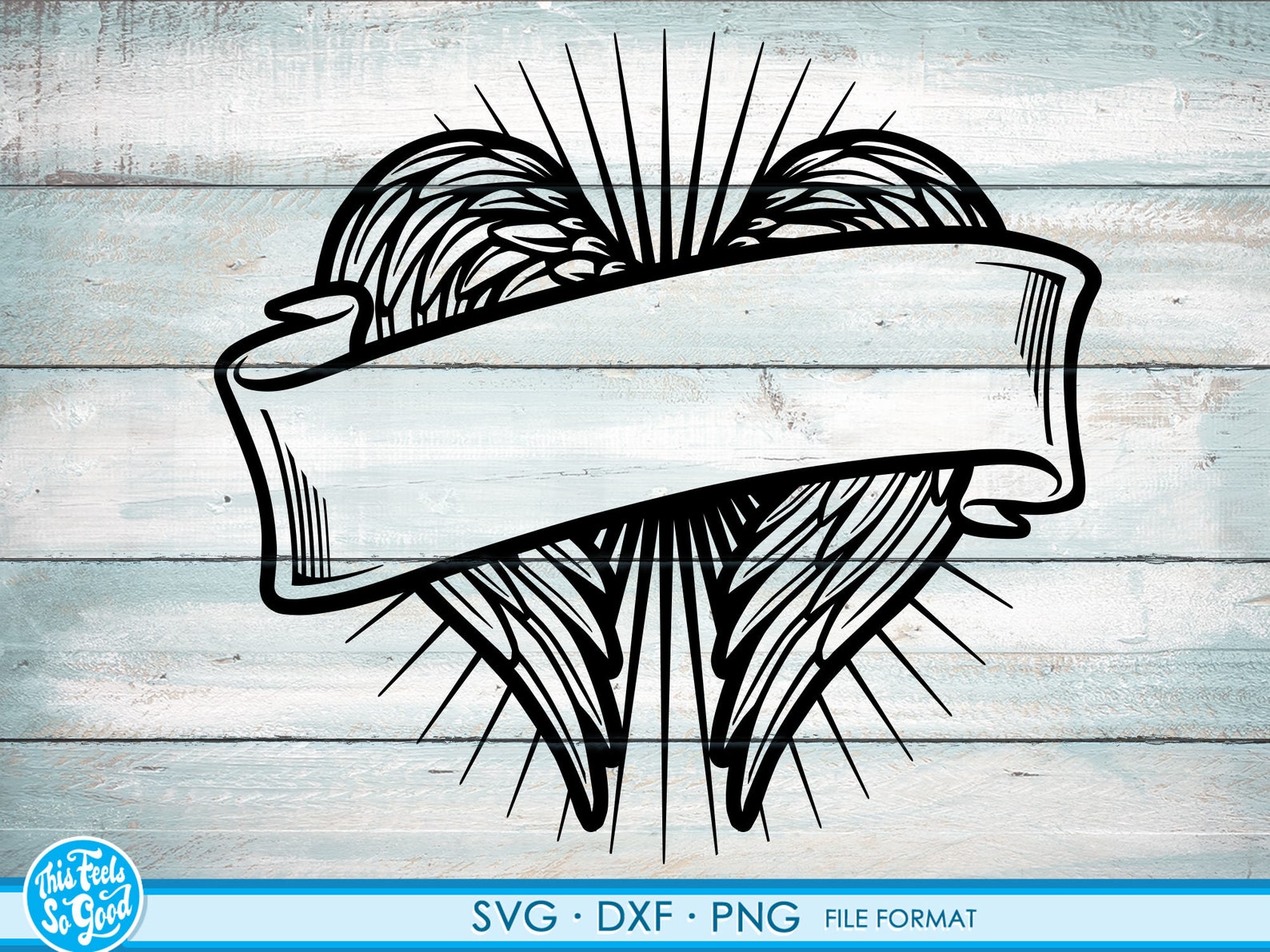 Angel Wings Svg, Banner Svg, Memorial Svg, Angel Svg, Rip Svg, Png, Dxf ...