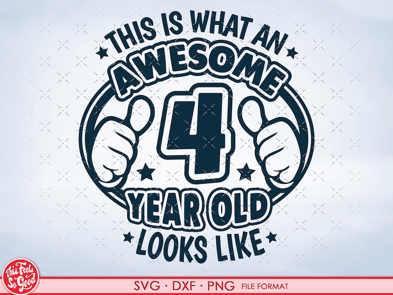 Turning 4 Year Old Svg, 4th Birthday SVG Shirt Svg, 4th Birthday Png ...