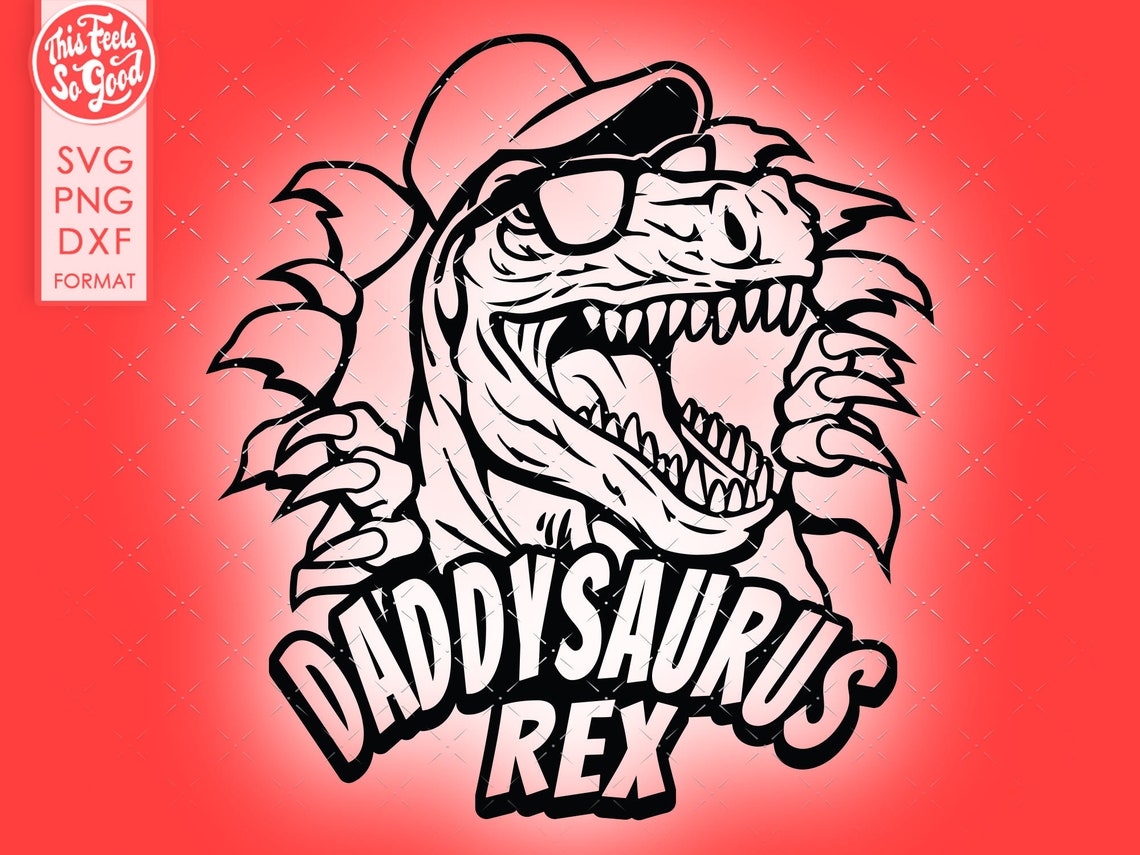 Daddysaurus Svg Dad Svg Father Svg Fathers Day Gift Svg - Etsy
