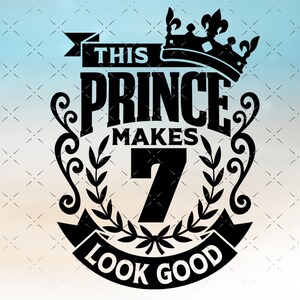 Boys 7th Birthday Svg Png, 7th Birthday Boy Svg Png, SVG for Turning 7 ...