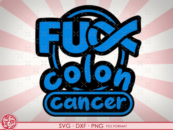 Awareness Colon Cancer Ribbon Svg Files for Cricut. Awareness - Etsy