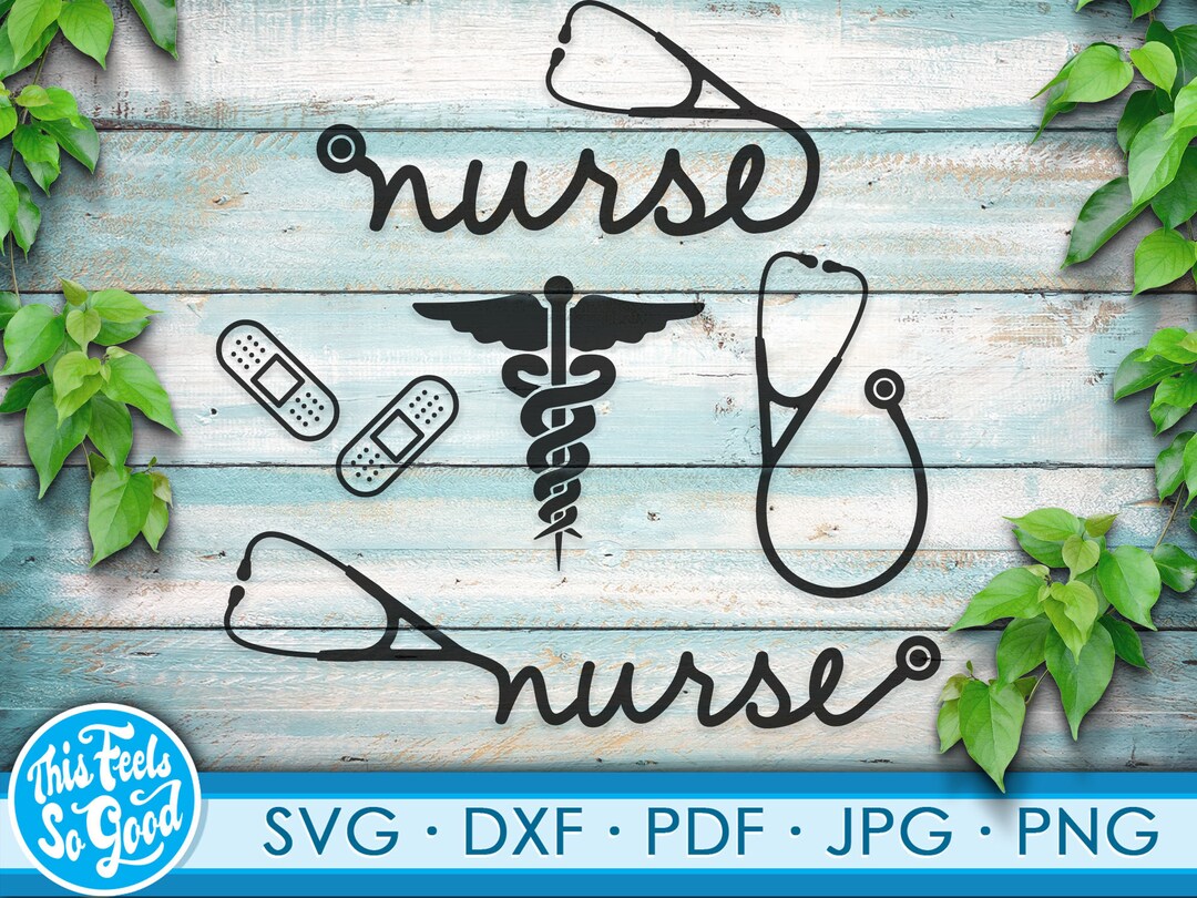 Nurse Svg Png, Nurse Bundle SVG PNG, Svg of Nurse, Rn Nurse Cut File ...