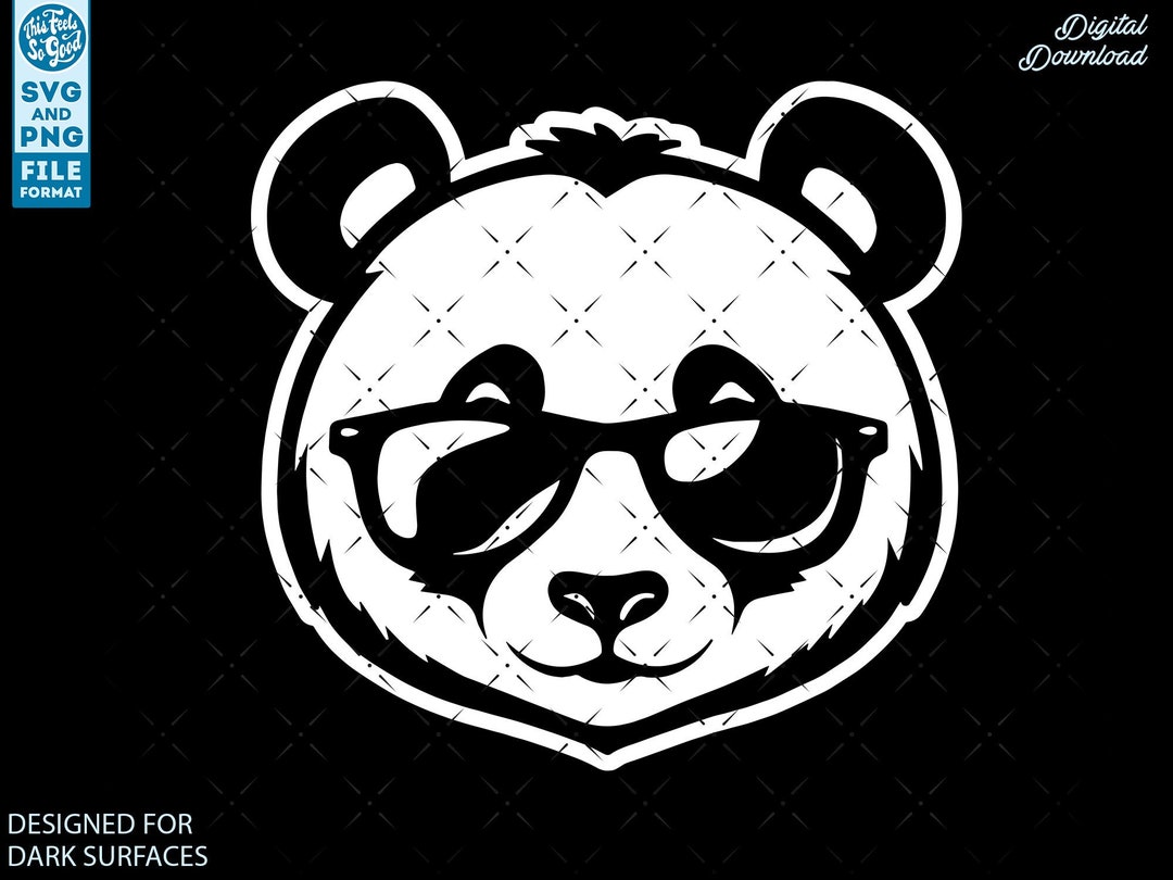 Panda Svg, Panda Bear SVG, Pandas Cut File for Cricut, Silhouette, CNC ...