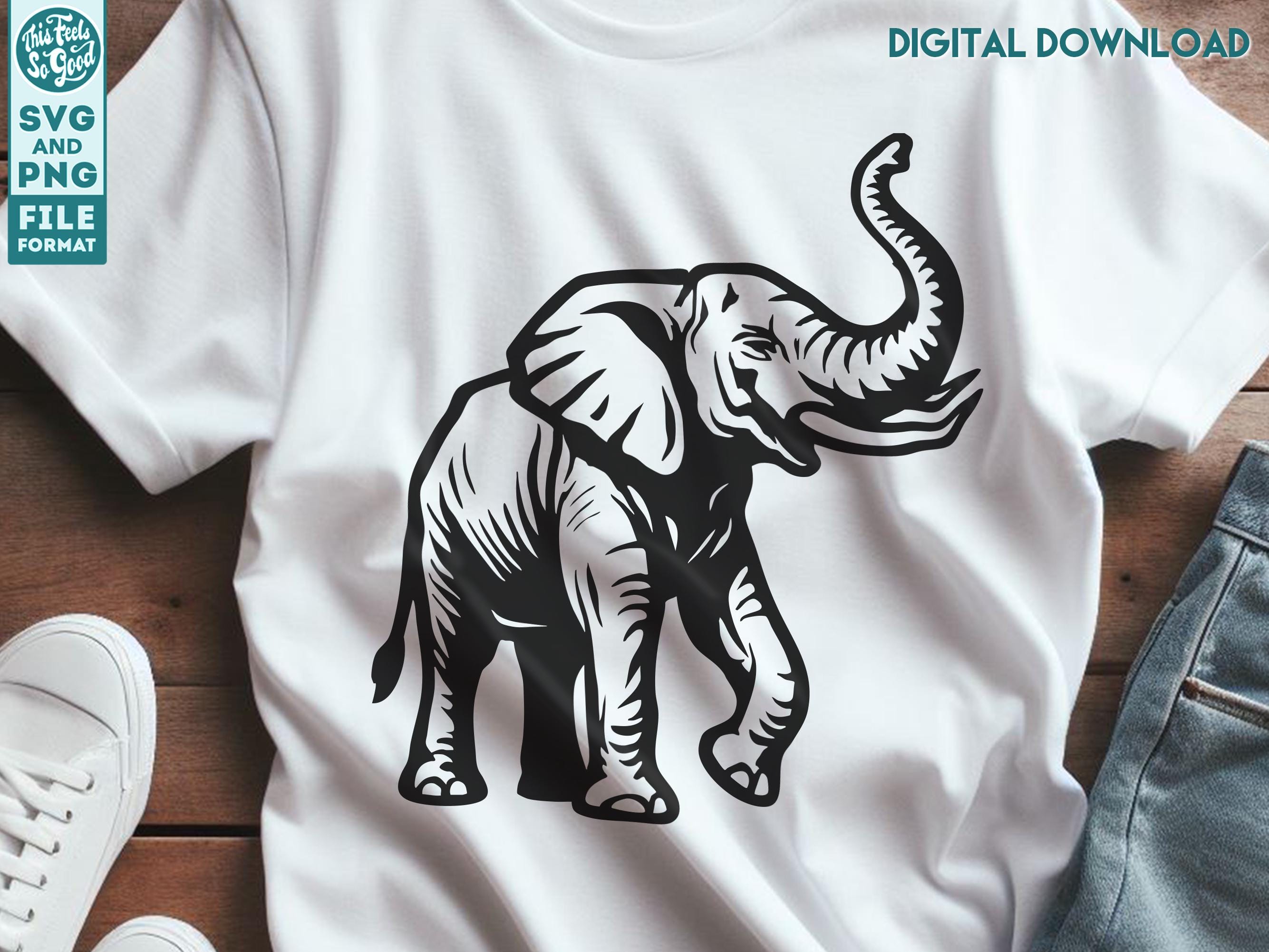Elephant SVG Png Cut File Elephant Svg for Cricut, Laser Cut, Etching ...