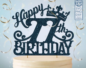 77th Birthday Cake - Etsy UK