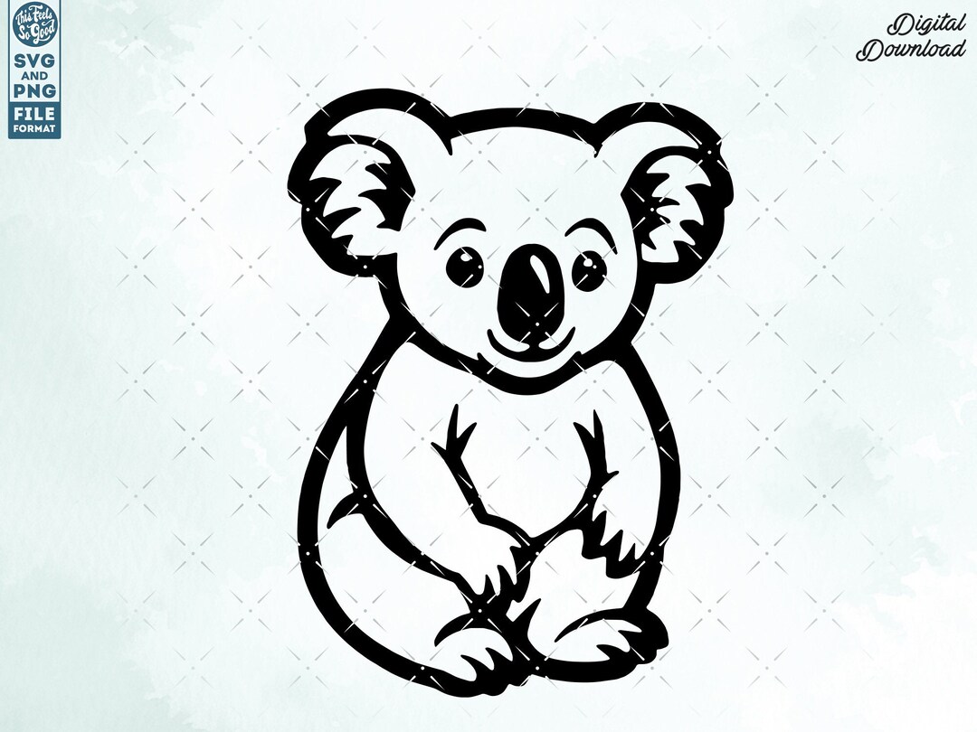 Koala SVG, Koala Bear Svg, Koalabear Svg Cut File for Cricut ...