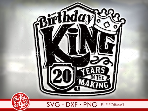 20th Birthday Svg. Birthday Gift 20 Birthday Svg Png Dxf | Etsy