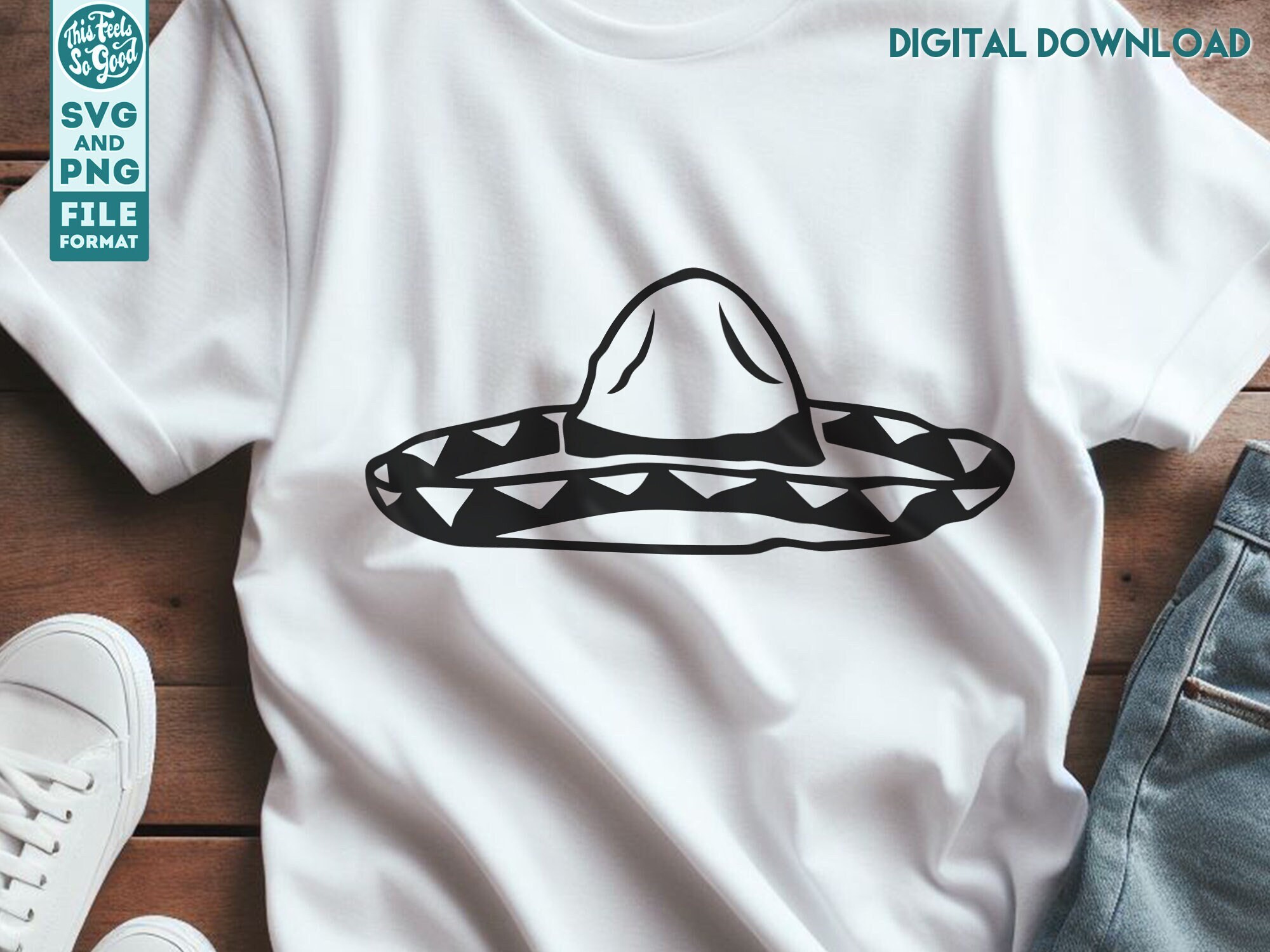 Sombrero Svg Cut File for Cricut, Silhouette, CNC Files Clipart - Etsy