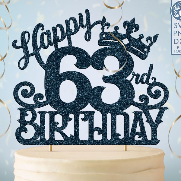 63rd Birthday Invitation - Etsy