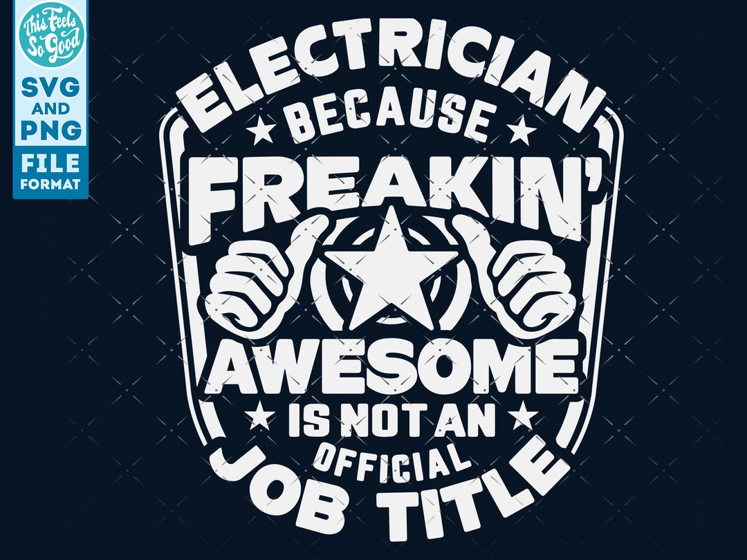 Electrician Svg, Electrician Shirt Svg, Gift for Electrician Svg Cut ...