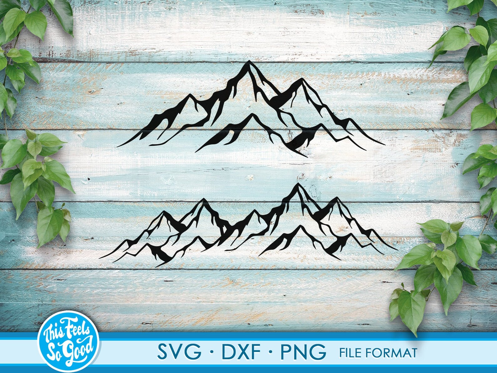 Bergkette SVG Berge svg Dateien für Cricut. Berg SVG Berge - Etsy.de