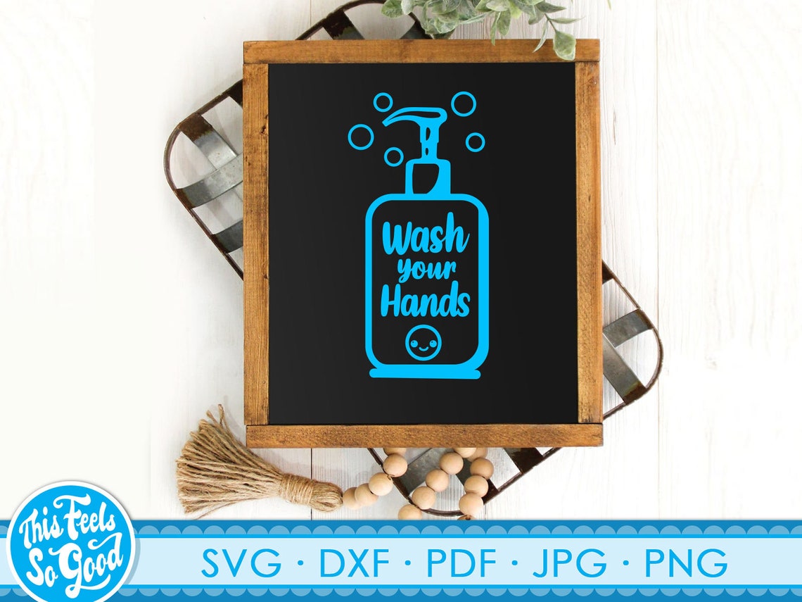 Wash your hands svg files cricut cut files clipart for shirts | Etsy