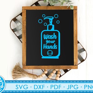 Wash Your Hands Svg Files Cricut Cut Files Clipart for Shirts, Signs ...