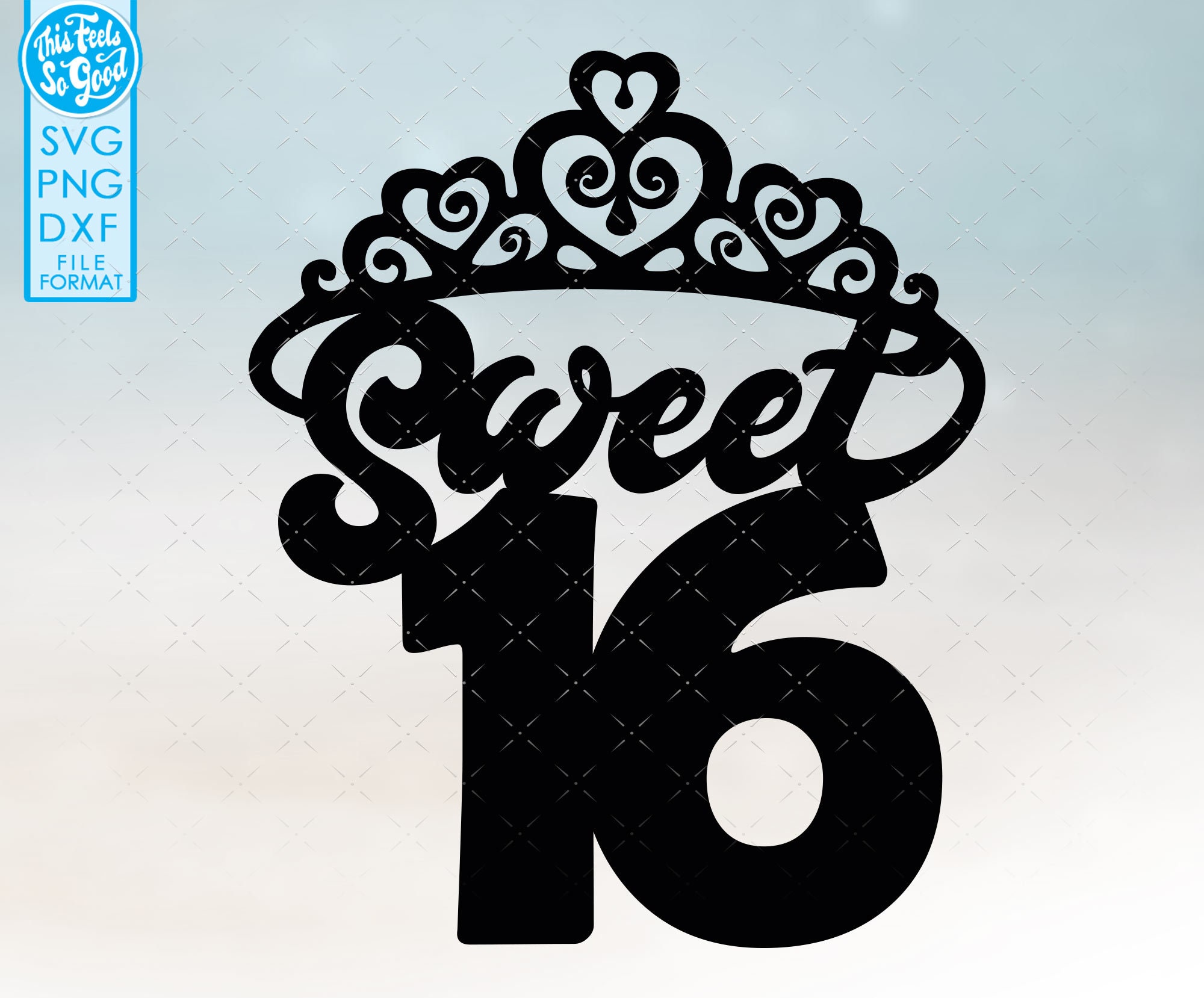 Svg Sweet 16 Birthday Cake Topper Svg Sweet 16 Svg 16 16th - Etsy Ireland