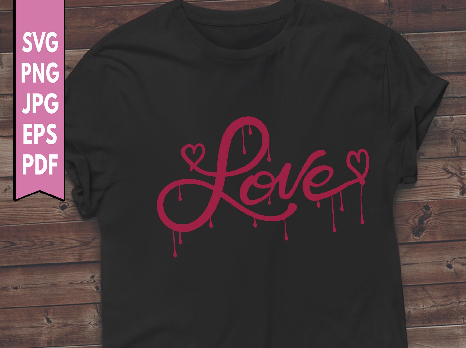 Dripping Love Heart Svg Png Hand Drawn Love Heart SVG | Etsy