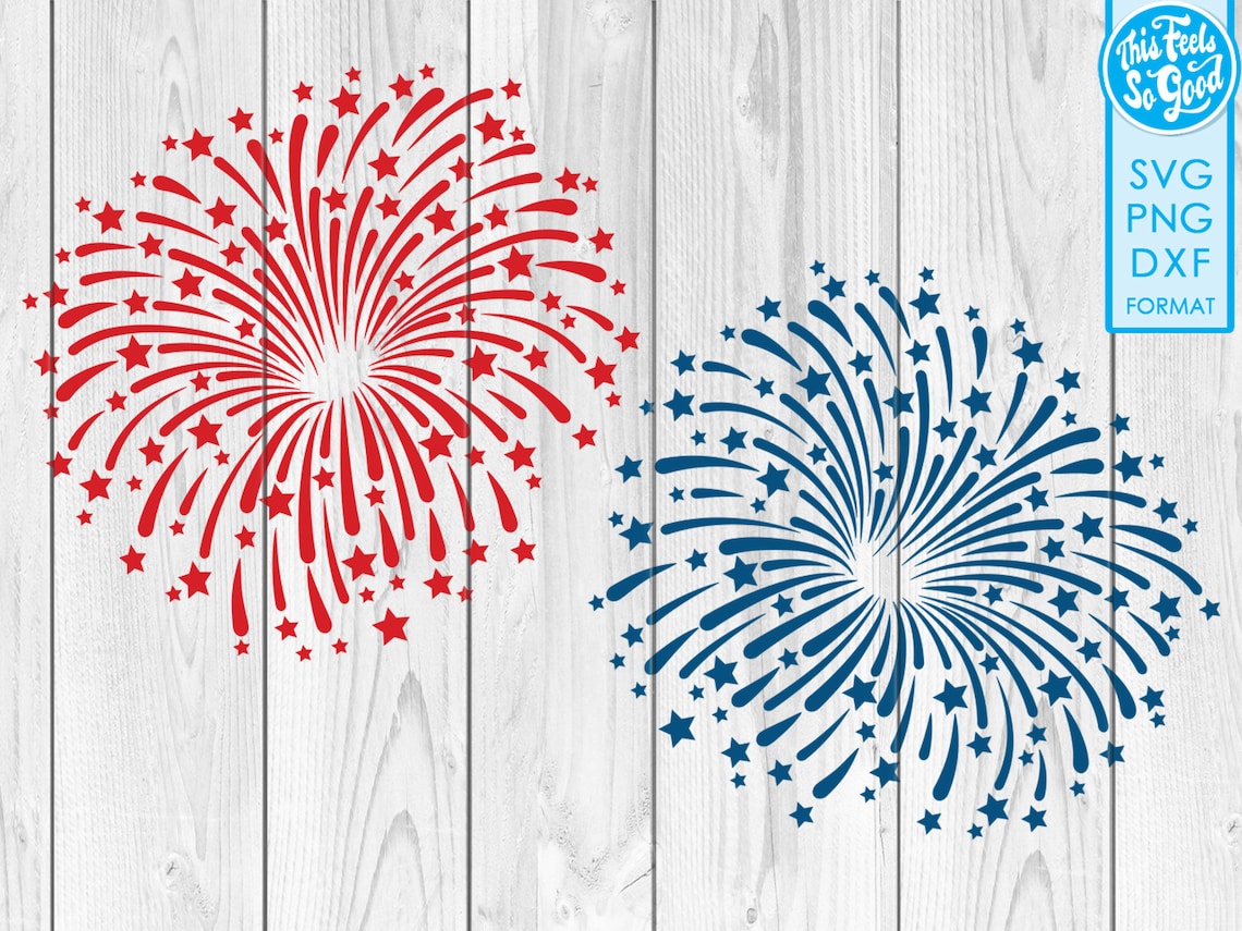 Fireworks SVG Fireworks Cut Files for Cricut. Fireworks - Etsy