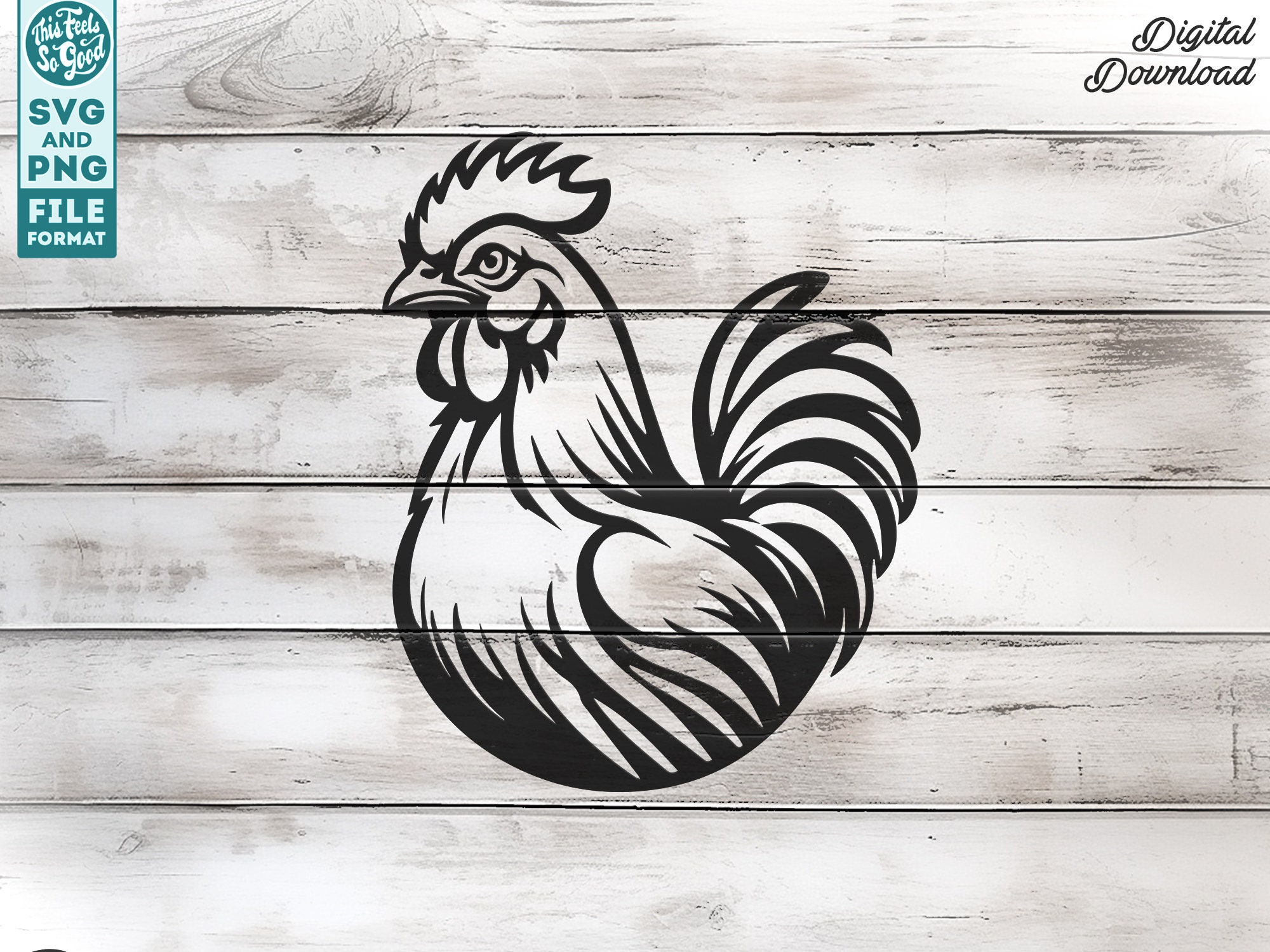 Rooster Svg, Roosters SVG, Chicken Svg Cut File for Cricut, Silhouette ...