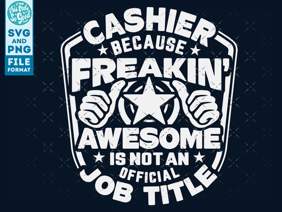 Cashier Svg Cashier Shirt Svg Gift for Cashier Svg Cut File - Etsy