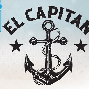 El Capitan Svg, Kapitän Svg, lustige nautische Svg, El Capitan Png ...