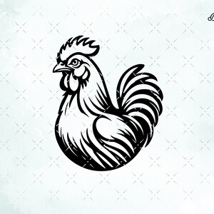Rooster Svg, Roosters SVG, Chicken Svg Cut File for Cricut, Silhouette ...