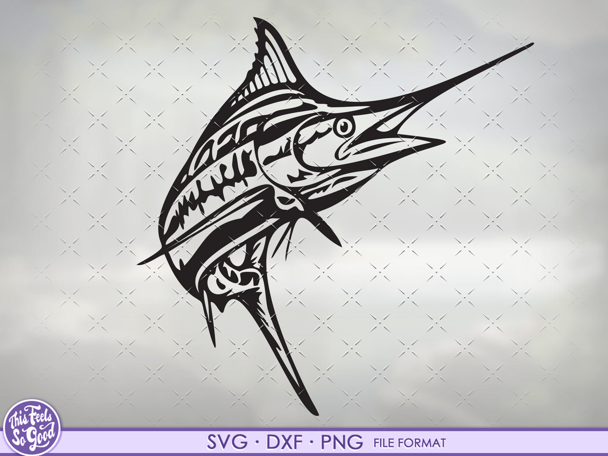 Blue Marlin Svg, Marlin Fishing Svg, Offshore, Deep Sea Fishing, Png ...